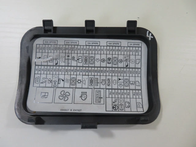 BMW MINI COOPER R50 R52 R53 Footwell Fuse Box Cover 6946627 2001-2006 ...