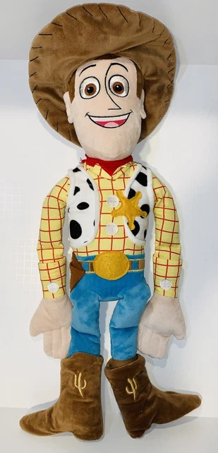 DISNEY PIXAR PLUSH Toy Story Woody Sheriff 24” Doll Stuffed Animal ...