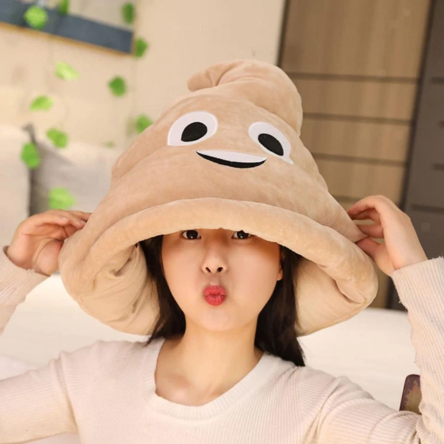 PLUSH POOP HAT Cute Fake Poop Costume Hats for Festival Role Play Masquerade £12.79 - PicClick UK