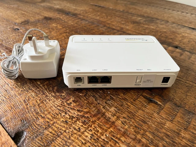 BT OPENREACH HUAWEI HG612 3B VDSL/FTTC Fibre Modem UNLOCKED £20.00 ...