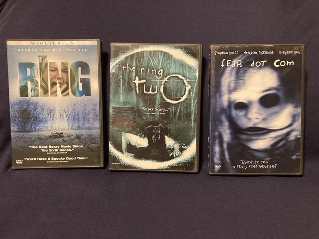 Scary Horror Movies Dvds Lot 3 The Ring The Ring Two Fear Dot Com