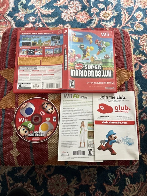 NEW SUPER MARIO Bros. Wii (Nintendo Wii, 2009) CIB Tested £13.43 ...