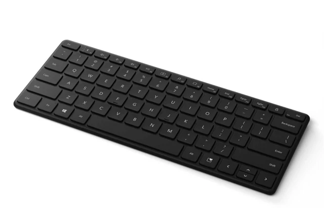 MICROSOFT DESIGNER COMPACT Keyboard - NEW - BLACK - UK Layout £44.99 ...