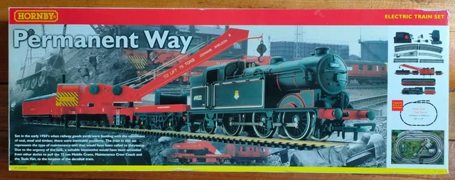 HORNBY 00 PERMANENT Way Train Set Mint Boxed never been used $450.00 ...