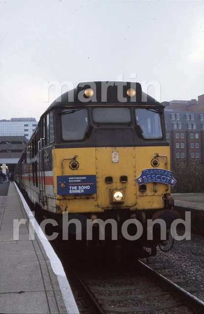 BIRMINGHAM SNOW HILL Class 31 31420 20.1.96 Fujichrome 35mm Slide RN385 ...