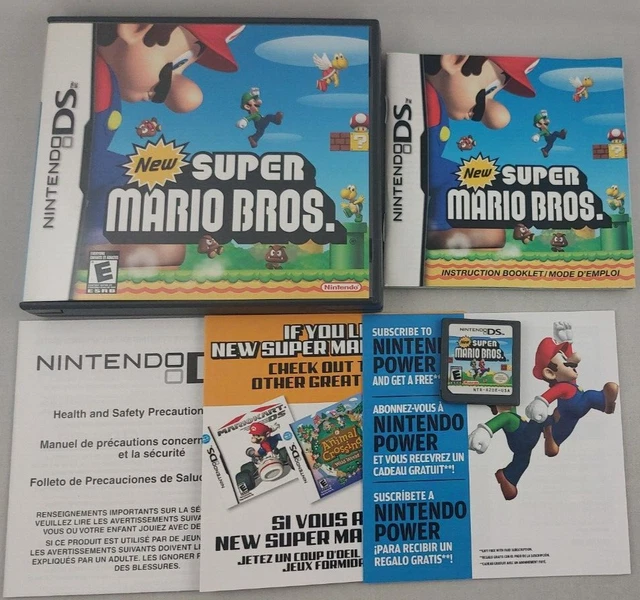 NEW SUPER MARIO Bros. (Nintendo DS, 2006) CIB / Complete - Tested $29. ...