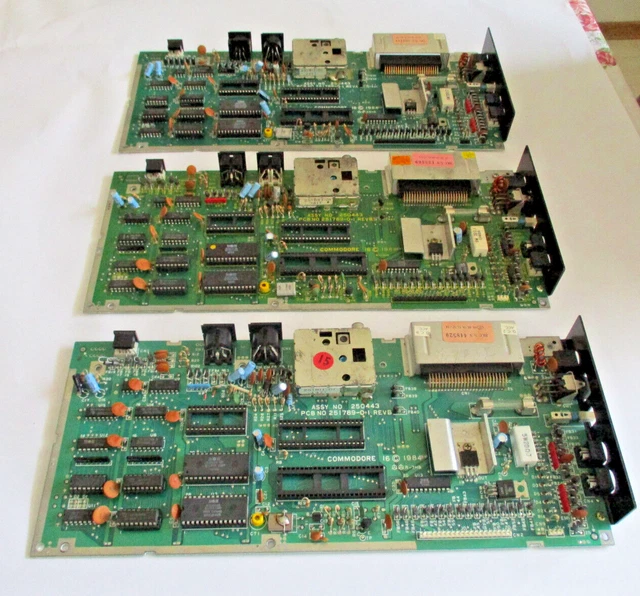 COMMODORE C16/64K - Mainboard /100% Funktion /ohne CPU-TED-PLA EUR 45 ...