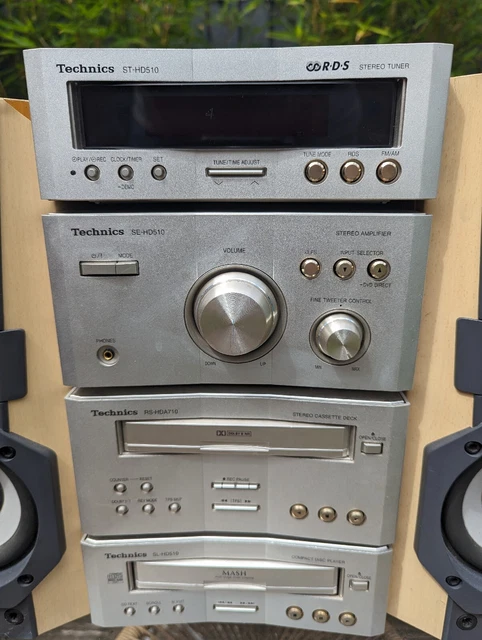 TECHNICS HI FI System with Speakers SE-HD510 £45.00 - PicClick UK