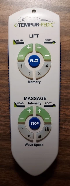 TEMPUR-PEDIC REMOTE CONTROL Model RC-WM-101 USED GOOD 2925 £18.32 ...