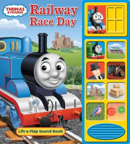THOMAS & FRIENDS: Railway Race Day Lift-a-Flap Sound Book [Board book ...