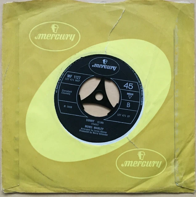 MOMS MABLEY - Abraham, Martin & John 1969 Uk Mercury Vinyl 7" 45 Single ...
