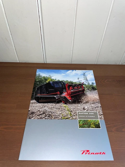 BROCHURE PROSPECTUS AUTOMOTEUR-BROYEUR FORESTIER RAPTOR PRINOTH ...