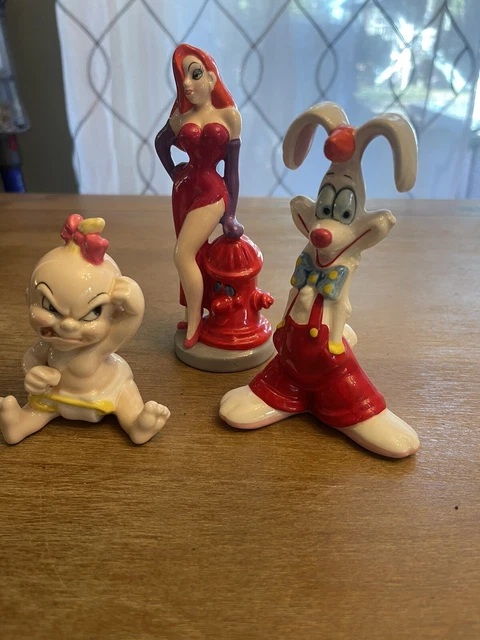 DISNEY - WHO Framed Roger Rabbit Porcelain Figurines - Pre-Owned ...