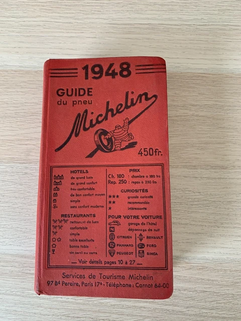 GUIDE MICHELIN EUR 350,00 - PicClick FR