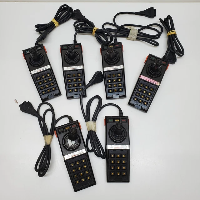 LOT OF 6 Atari 5200 Joysticks With Number Pad UNTESTED $10.99 - PicClick