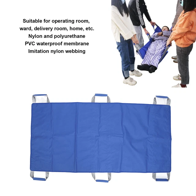 PATIENT LIFT TRANSFER Sheet Soft Hospital Bed Positioning Pad With 6 ...