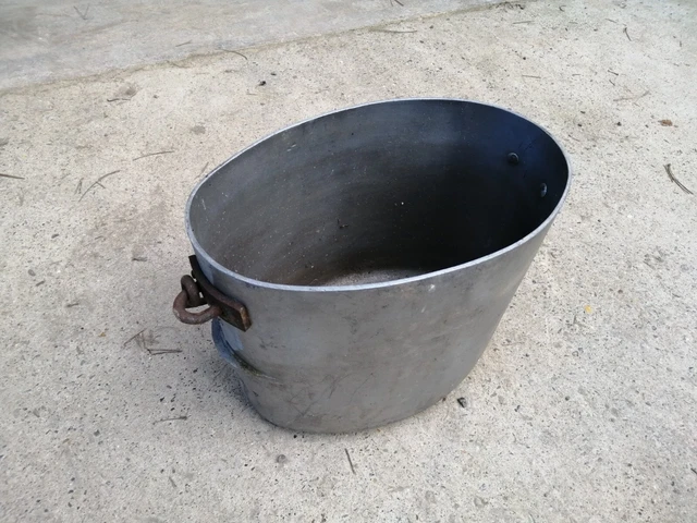 BRITISH ARMY ALUMINIUM Dixie Cook Pot Oval 3 Gallon Cooking Pot Wild ...