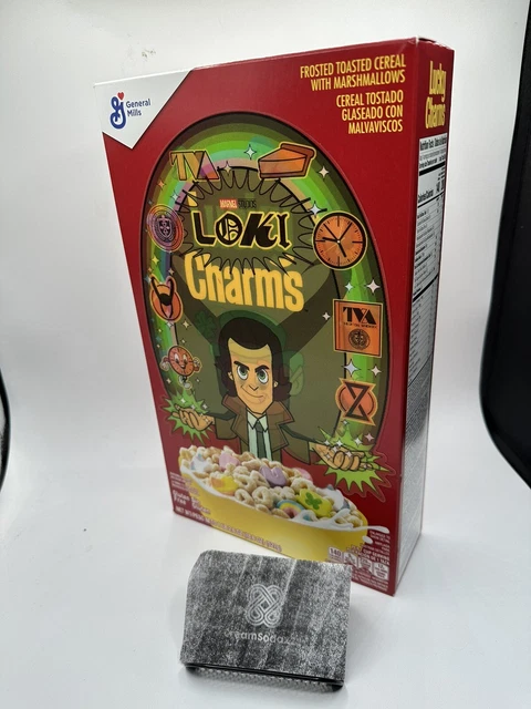 MARVEL LOKI CHARMS Cereal Lucky Charms Limited Edition LE 3500 ...