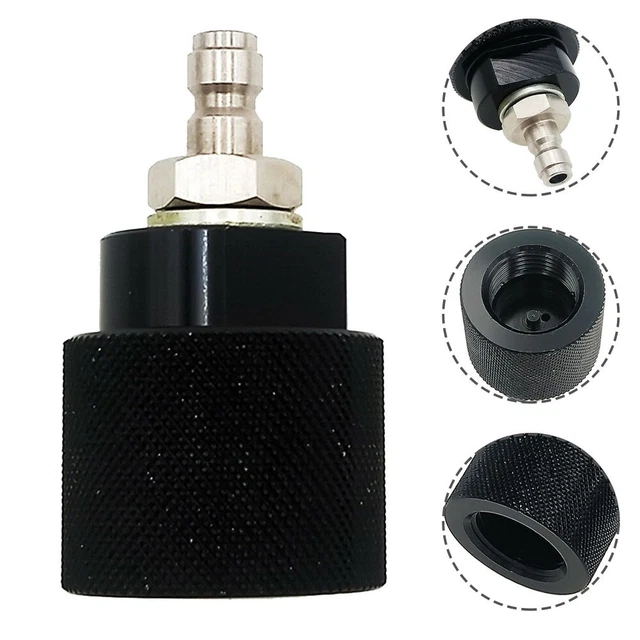 PCP CO2 HPA Tank Regulator Refill Adapter Connector 8mm Male Quick ...
