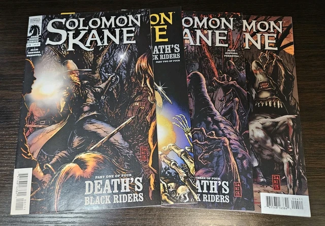 SOLOMON KANE DEATH'S Black Riders #1-4 (Dark Horse Comics, 2010) Set ...