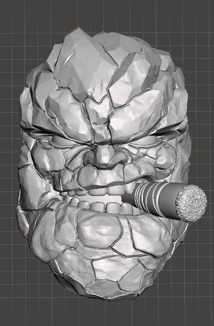 THING MARVEL RIVALS Ver D 1:12 scale custom unpainted Head 6" Action ...