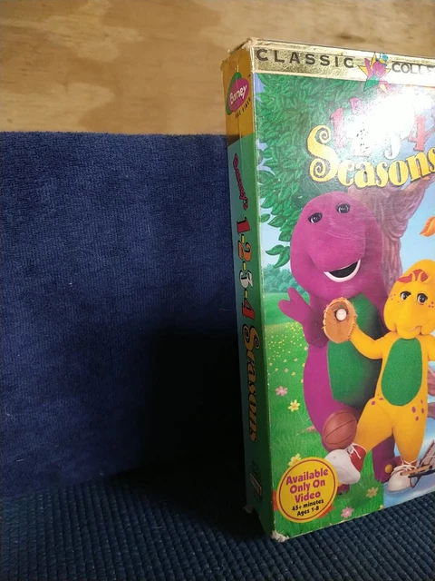 BARNEY - BARNEYS 1-2-3-4 Seasons (VHS, 1996) $9.17 - PicClick CA