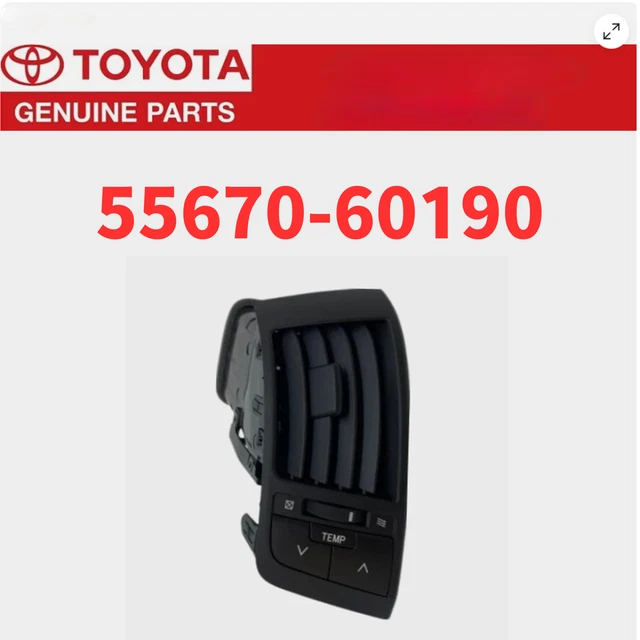 TOYOTA LANDCRUISER INSTRUMENT Panel Register AC Heater 55670-60190 OEM ...