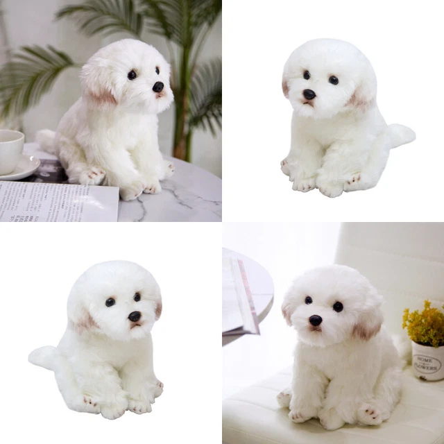 SOFT AND HUGGABLE Maltese Dog Plush Doll, Perfect For Kids' Birthday ...