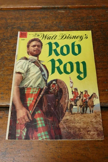 WALT DISNEY’S ROB Roy #544 (1954 Dell Comics) Golden Age Movie Comic - G/VG $25.15 - PicClick AU
