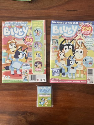 CBEEBIES BLUEY STICKER Special - X2 Books with Stickers Plus Cards NEW ...