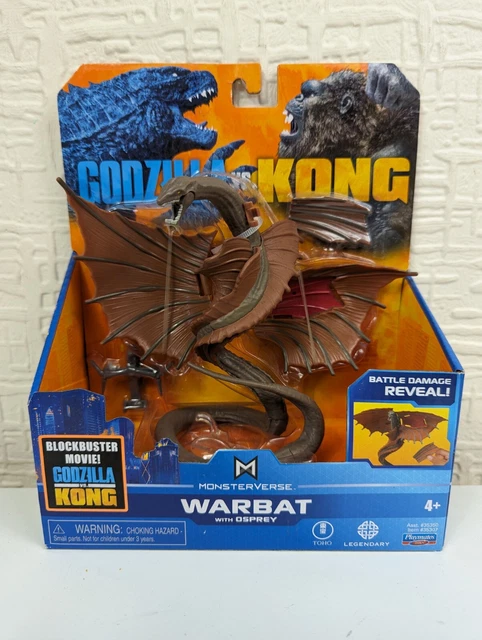 MONSTERVERSE GODZILLA VS Kong 15cm 6" Action Figure Warbat With Osprey ...