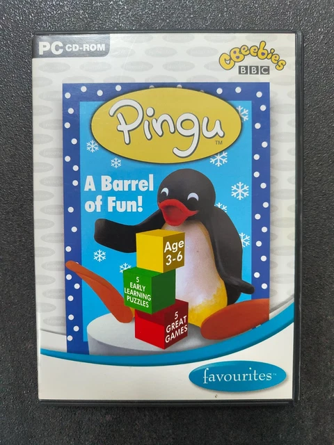KIDS PC CD-ROM game CBeebies Pingu A Barrel Of Fun Ages 3-6 £5.00 ...