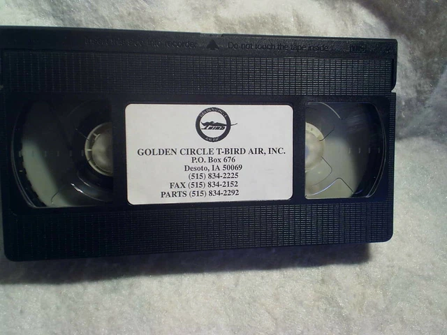 GOLDEN CIRCLE T-BIRD AIR PERSONAL LIGHT AIRCRAFT VHS TAPE,flying,plane ...