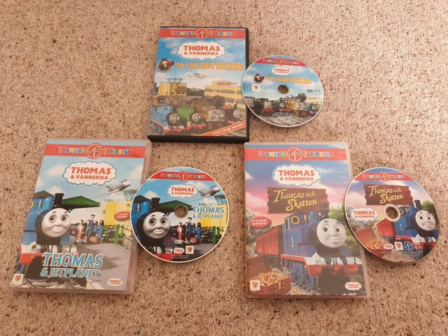 THOMAS THE TANK ENGINE & FRIENDS VÄNNERNA SWEDISH DVDs TREASURE CALLING ALL ETC £29.99 - PicClick UK