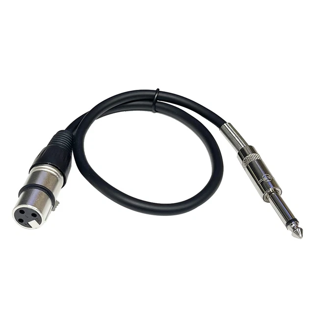 6.35MM TRS TO XLR Female Patch Cables-Balanced 3.2ft Patch Cord Audio ...
