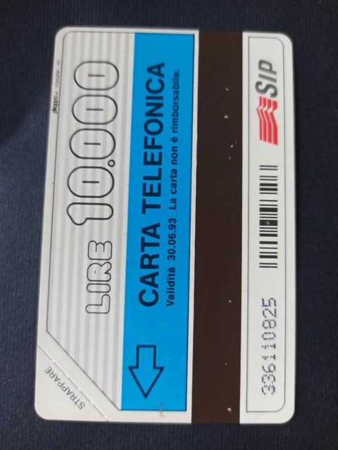 SCHEDE TELEFONICHE @SCHEDA Telefonica 2190 SIP 1°convegno 1991 Roma "Rara NUOVA EUR 15,00 ...