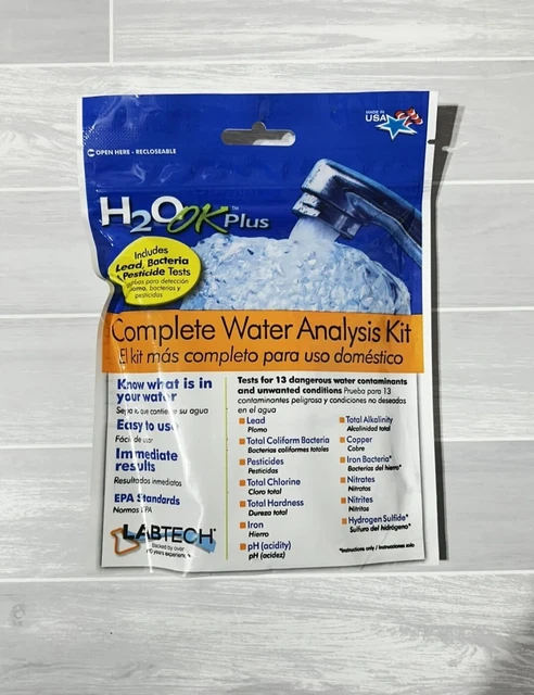 LABTECH H2O OK Plus Complete Water Analysis Test Kit - Lot of 1 $19.67 ...