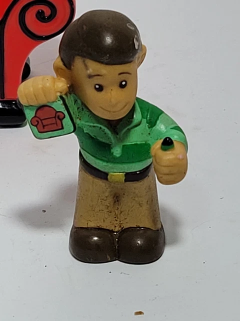 BLUES CLUES THINKING Chair 3" And Steve PVC Figures Vintage 1998 Viacom ...