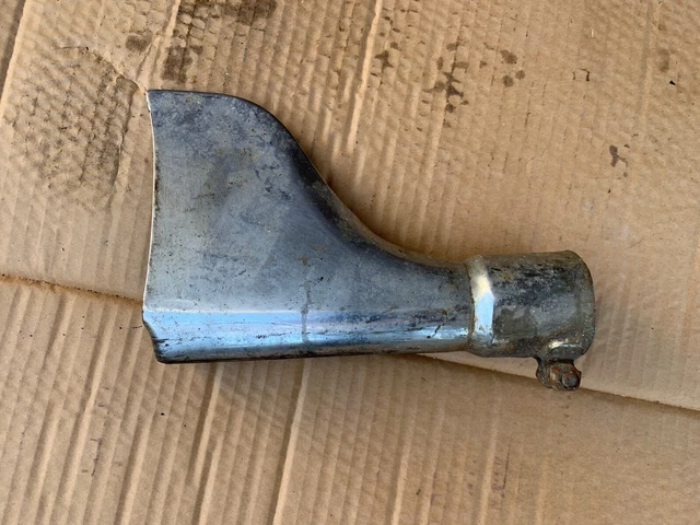 VINTAGE FISHTAIL EXHAUST Panhead Shovelhead Flathead Knucklehead Harley ...