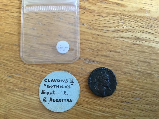 ROMAN COIN CLAUDIUS 11 Gothievs Aequitas £25.00 - PicClick UK