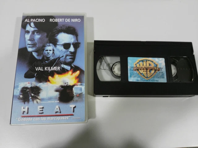 HEAT VHS COLLECTOR Edition Espagnole Al Pacino Robert de Niro Val ...