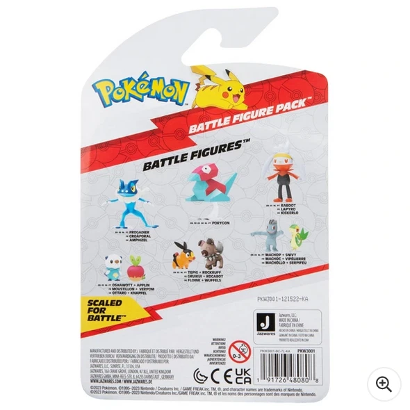 PACK DE 2 figurines Pokémon Battle – Tepig et Rockruff EUR 34,69 ...