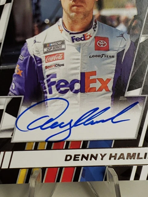 DENNY HAMLIN 2023 Panini Prime Racing 75th Anniversary Signatures SP ...