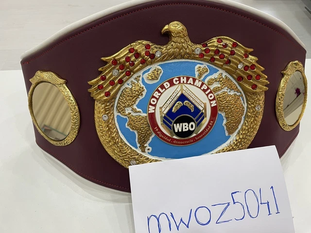 WBO WORLD CHAMPION-CUSTOM Made Boxing Belt-Read Description WBC IBO WBA ...