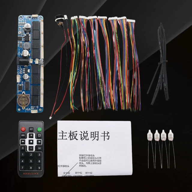6-BIT NIXIE CLOCK Remote Control Board Motherboard Kit für IN12 IN14 ...