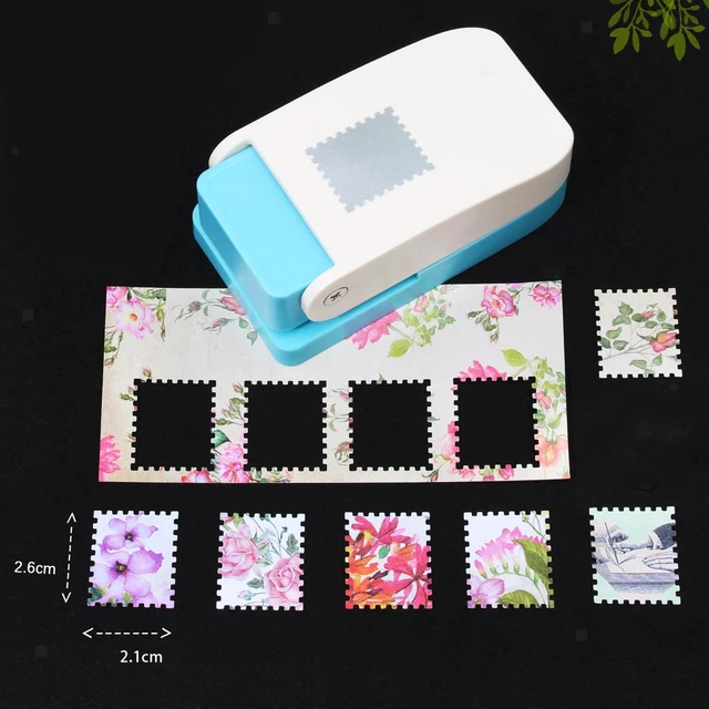 POSTAGE STAMP PUNCH DIY Paper Punch for Arts Projects Photos Festival ...