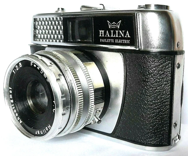 VINTAGE FILM CAMERA 35 mm HALINA PAULETTE - HALINAR LENS 1:2.8 - f ...