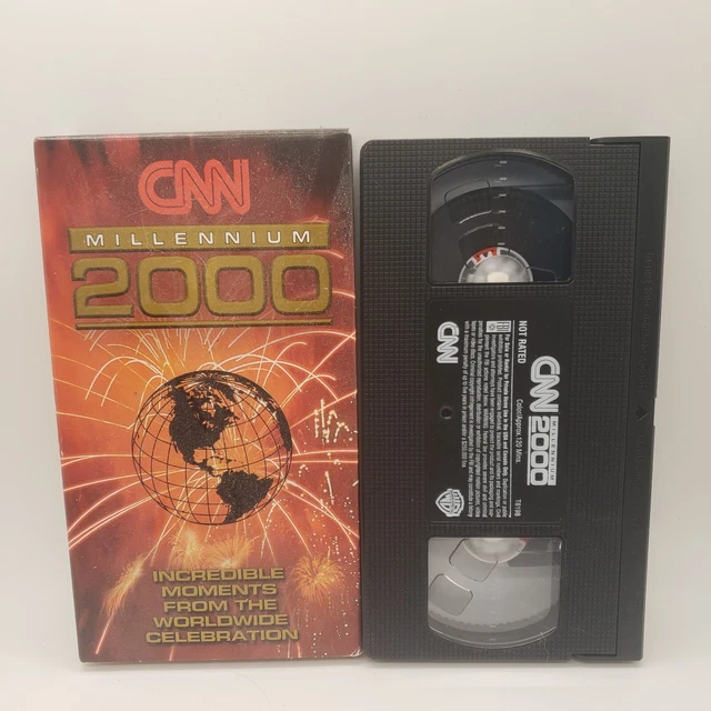 CNN MILLENNIUM 2000 VHS Cassette Incredible Moments Worldwide ...