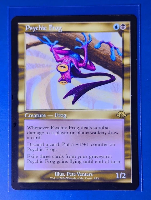 PSYCHIC FROG RETRO Border #433 raro, quasi nuovo, MH3 - Modern Horizons ...
