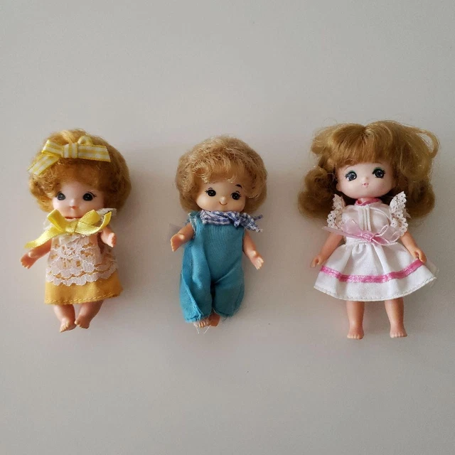 LICCA FAMILY TRIPLETS Miku Gen Miki First Generation Rare Set Takara ...